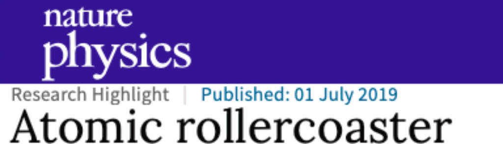 Nature Physics highlights our Nature ring – BEC.gr
